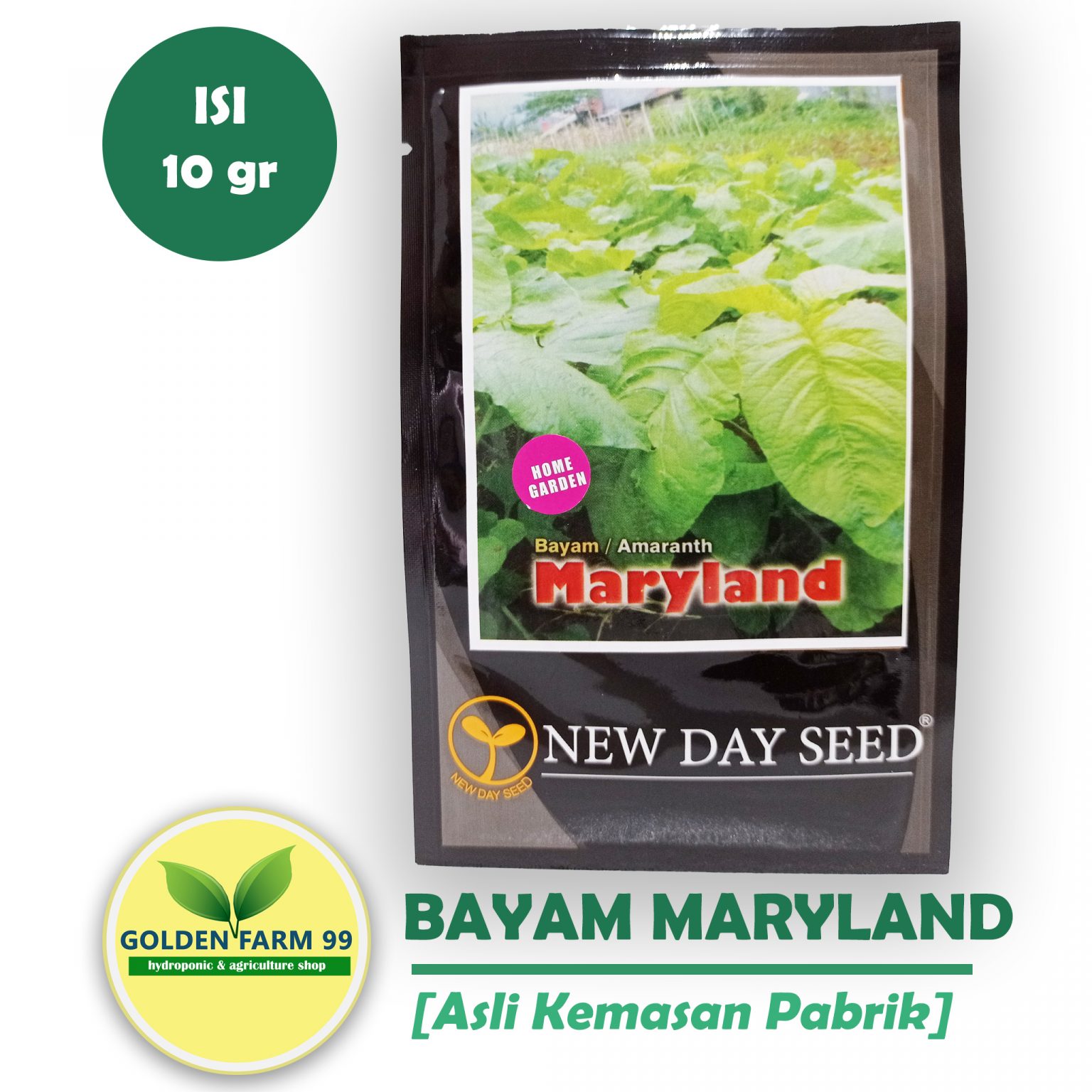 Benih Bayam Hijau Maryland New Day Seed – Store Golden Farm 99